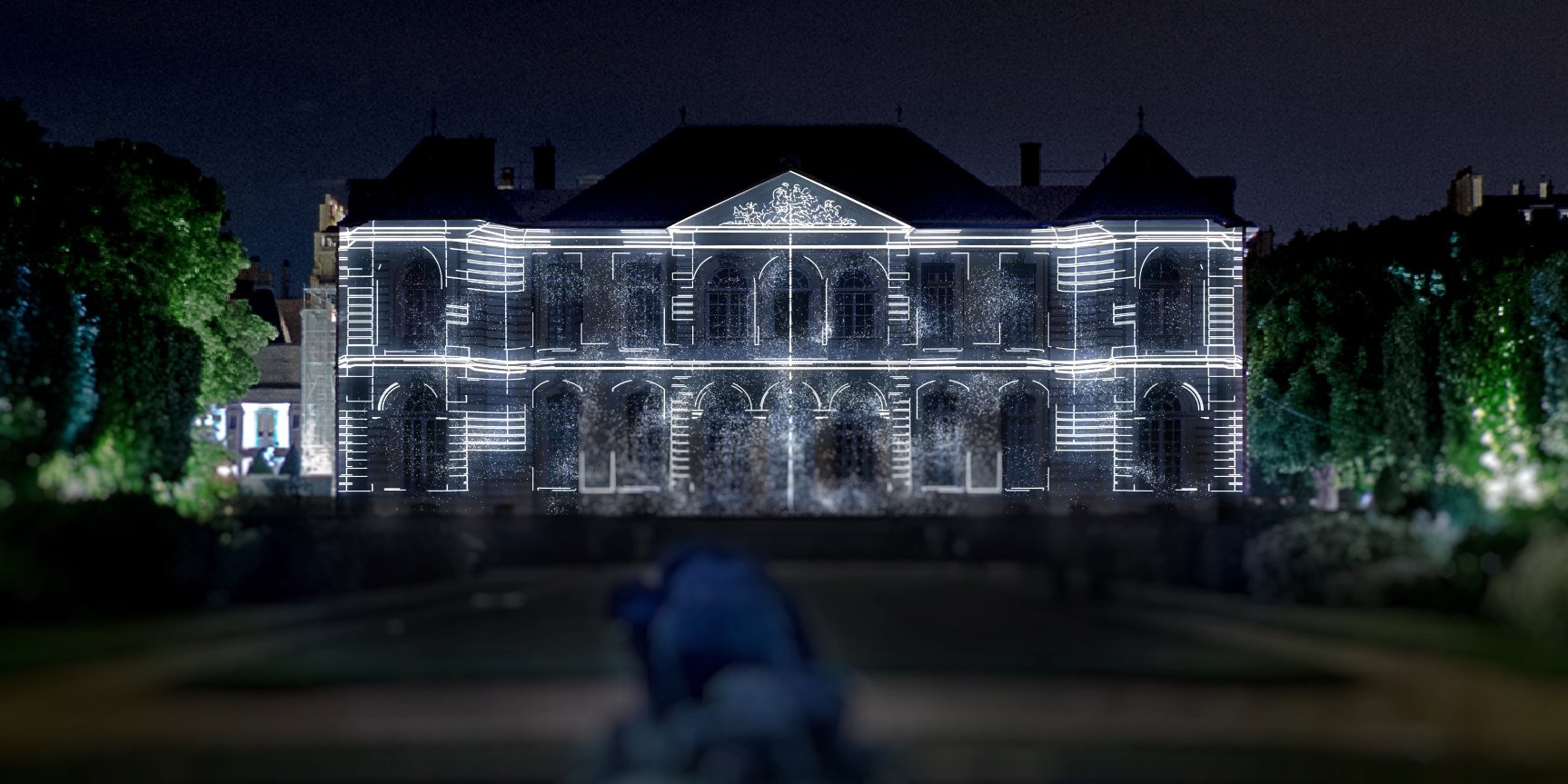 3D motion design and mapping in Paris at the Rodin Museum - Bluevista